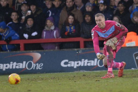 Luton Town Goalkeeper Mark Tyler During Editorial Stock Photo - Stock ...