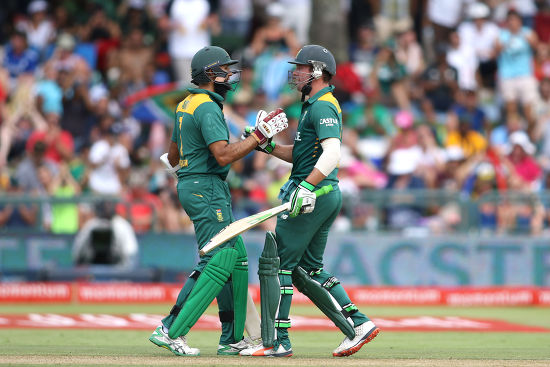 Hashim Amla South Africa Congratulate South Editorial Stock Photo ...