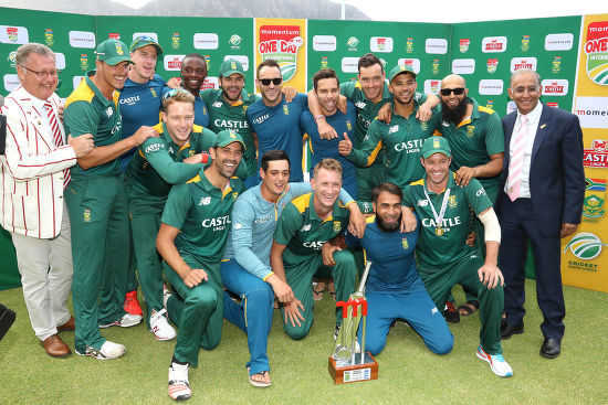 South Africa Celebrate Winning Series 32 Editorial Stock Photo - Stock ...