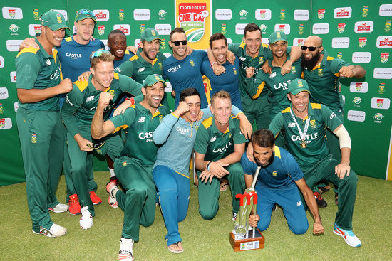 South Africa Celebrate Winning Series 32 Editorial Stock Photo - Stock ...