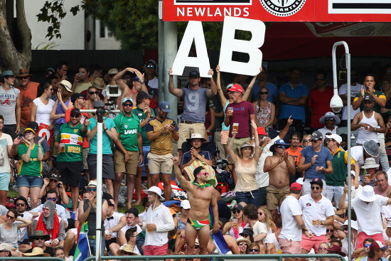 Fans Celebrate South African Captain Ab Editorial Stock Photo - Stock ...