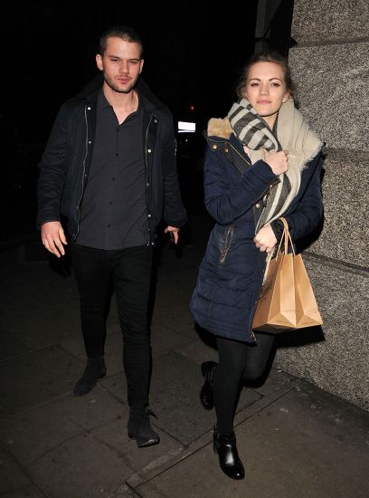 Jeremy Irvine His Girlfriend Guest Editorial Stock Photo - Stock Image ...