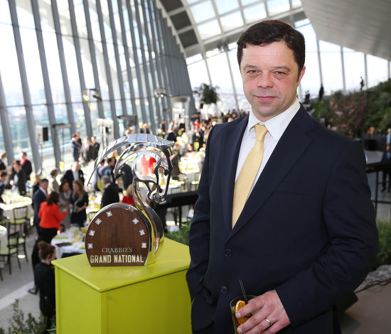 Trainer Jimmy Moffat Crabbies Grand Natonal Editorial Stock Photo ...
