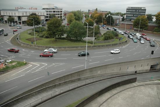 Roundabout Slough England Britain Editorial Stock Photo - Stock Image ...