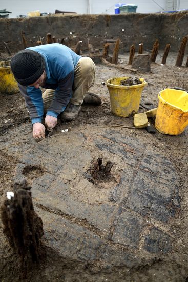 Bronze Age Wheel Must Farm One Editorial Stock Photo - Stock Image ...