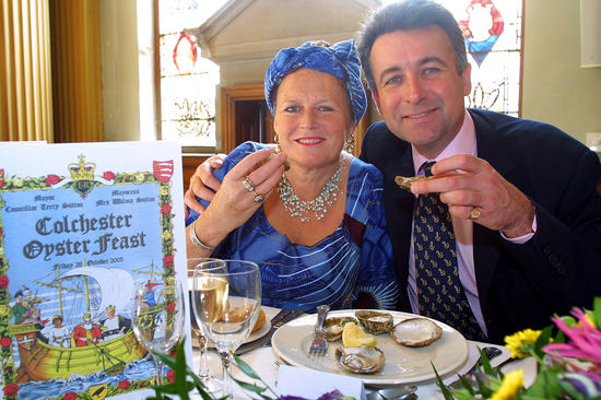 Anne Bernard Jenkin Enjoying Oysters Banquet Editorial Stock Photo ...