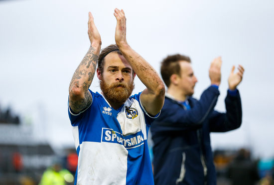 Stuart Sinclair Bristol Rovers Celebrates After Editorial Stock Photo ...