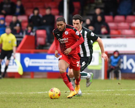 Crawley Town Forward Gavin Tomlin Plymouth Editorial Stock Photo ...