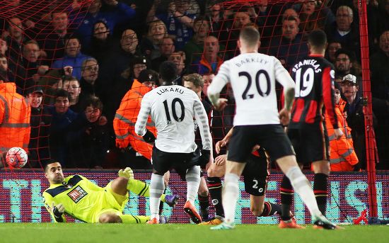 Romelu Lukaku Everton Scores His Sides Editorial Stock Photo - Stock ...