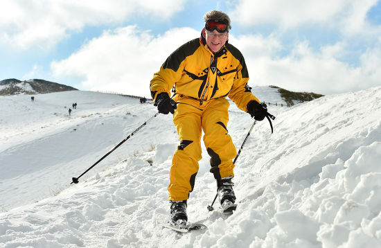 Robert Hardman Pictured Meets Skier John Editorial Stock Photo - Stock ...