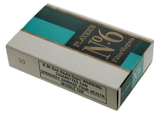 Packet 10 Players No6 Cigarettes Editorial Stock Photo - Stock Image ...