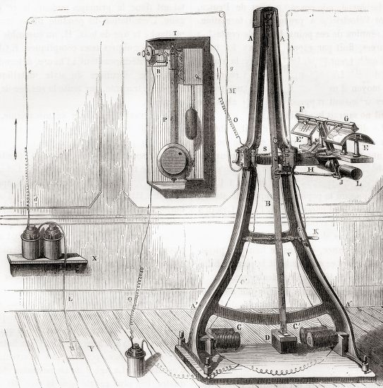 Casellis Pantelegraph C1860 Giovanni Caselli18151891 Les Editorial ...