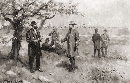 Surrender General John C Pemberton Gen Editorial Stock Photo - Stock ...