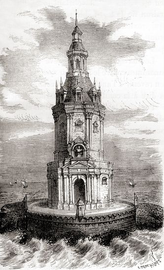 Original 17th Century Cordouan Lighthouse Near Editorial Stock Photo ...