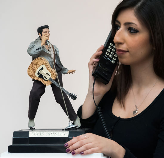 Novelty Elvis Presley Telephone Part Her Editorial Stock Photo - Stock ...