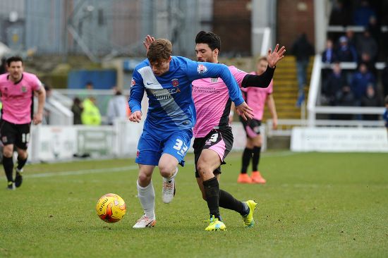 Luke James Hartlepool United Battles Danny Editorial Stock Photo ...