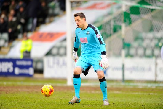 Plymouth Argyle Goalkeeper Luke Mccormick During Editorial Stock Photo ...