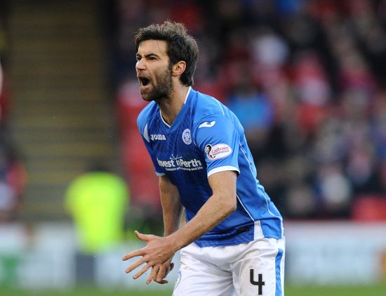 Simon Lappin St Johnstone Vents His Editorial Stock Photo - Stock Image ...