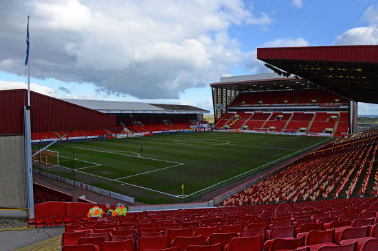 General View Pittodrie Stadium Home Aberdeen Editorial Stock Photo ...