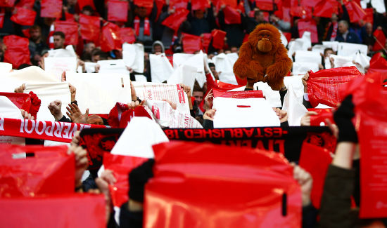 Liverpool Fan Holds Stuffed Monkey Air Editorial Stock Photo - Stock ...