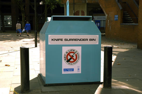 Knife Surrender Bin Part Ongoing War Editorial Stock Photo - Stock ...