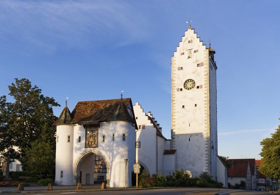Upper Gate Guard Tower Pfullendorf Linzgau Editorial Stock Photo ...