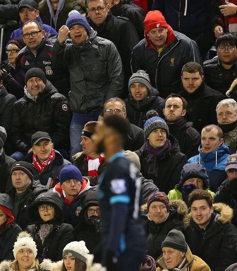 Liverpool Fans Shout Abuse Raheem Sterling Editorial Stock Photo ...