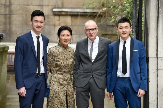Robert Thomson Wife Wang Ping Sons Editorial Stock Photo - Stock Image | Shutterstock