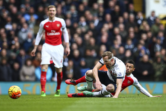 Harry Kane Tottenham Hotspur Fouled By Editorial Stock Photo - Stock ...
