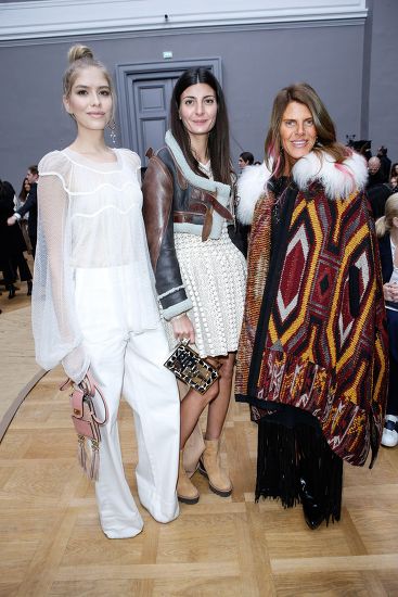 Elena Perminova Guest Anna Dello Russo Editorial Stock Photo - Stock ...