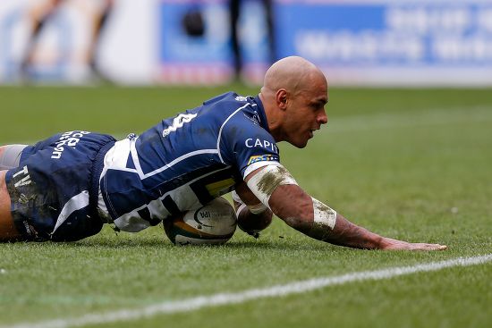 Bristol Rugby Winger Tom Varndell Scores Editorial Stock Photo - Stock ...