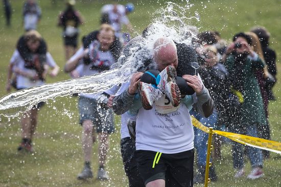 Water Being Thrown Over Competitors They Editorial Stock Photo - Stock ...