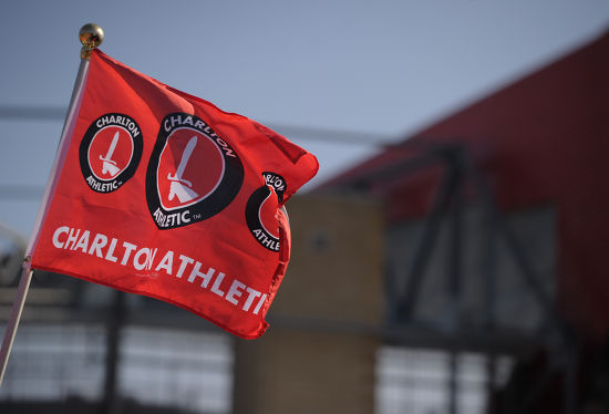 Charlton Athletic Flag Backdrop Valley Before Editorial Stock Photo ...