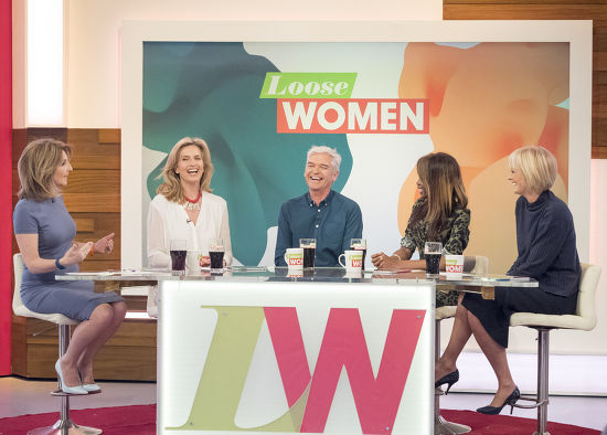 Kaye Adams Penny Lancaster Phillip Schofield Editorial Stock Photo ...
