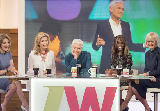 Kaye Adams Penny Lancaster Phillip Schofield Editorial Stock Photo ...