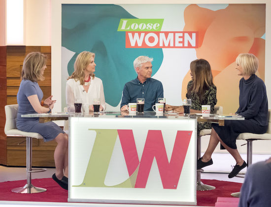 Kaye Adams Penny Lancaster Phillip Schofield Editorial Stock Photo ...