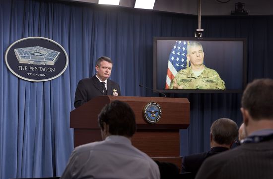 Us Army Colonel Steve Warren Spokesman Editorial Stock Photo - Stock ...