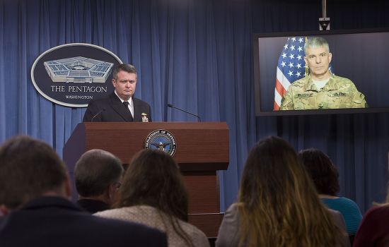 Us Army Colonel Steve Warren Spokesman Editorial Stock Photo - Stock ...