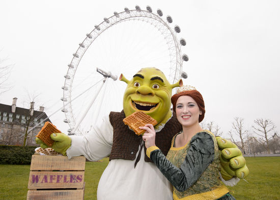 Out Egg Waffle Cast Shreks Adventure Editorial Stock Photo - Stock ...