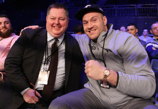 Mick Hennessy Tyson Fury During Boxing Editorial Stock Photo - Stock ...