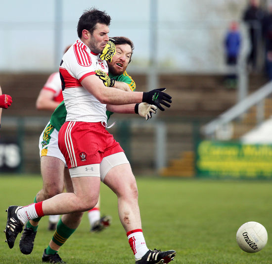 Derrys Mark Lynch Meaths Mickey Burke Editorial Stock Photo - Stock ...