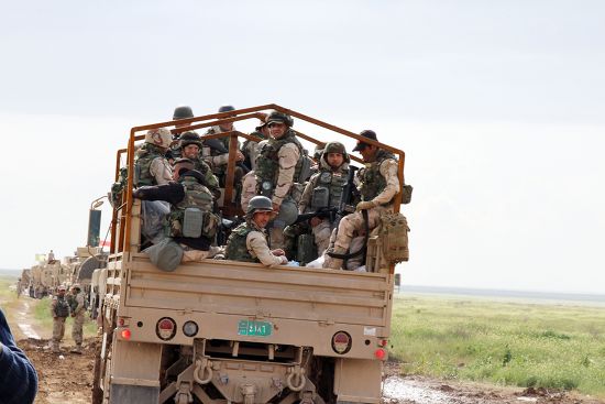 Convoy Military Vehicles Iraqi Army Seen Editorial Stock Photo - Stock ...
