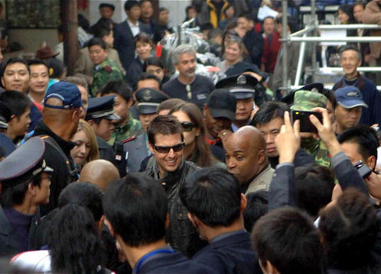 Tom Cruise Leaving After Completing His Editorial Stock Photo - Stock ...
