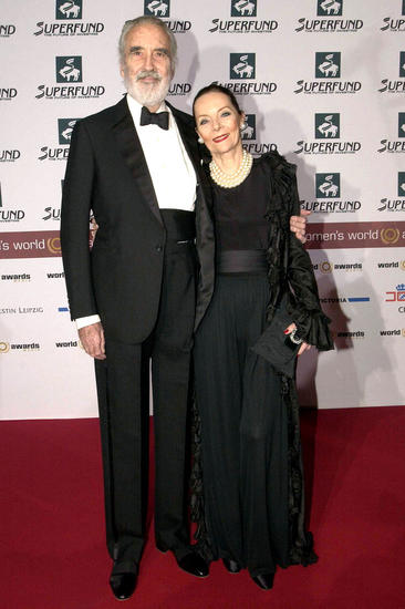 Christopher Lee Wife Birgit Editorial Stock Photo - Stock Image ...