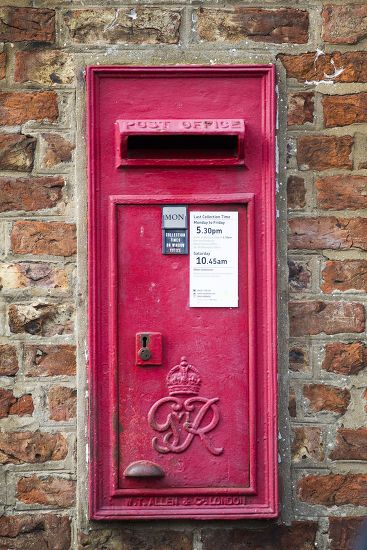 Quintessential Yorkshire Village West Heslerton Sale Editorial Stock ...