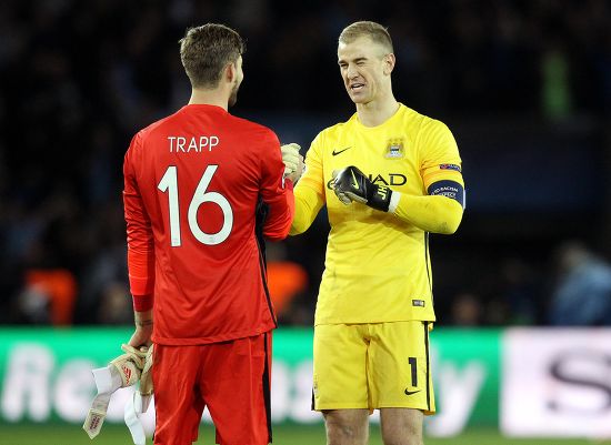 Joe Hart Manchester City Kevin Trapp Editorial Stock Photo - Stock ...