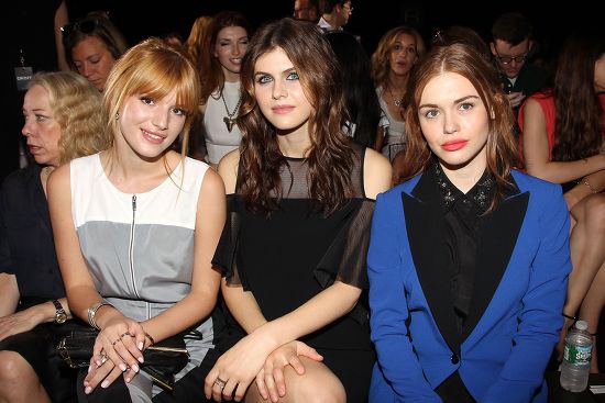 Bella Thorne Alexandra Daddario Holland Roden Editorial Stock Photo ...