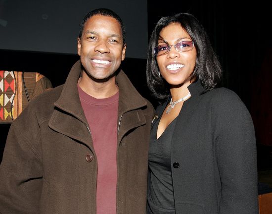 Denzel Washington Ilyasah Shabazz Editorial Stock Photo - Stock Image ...