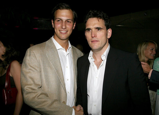 Jared Kushner Matt Dillon Editorial Stock Photo - Stock Image ...
