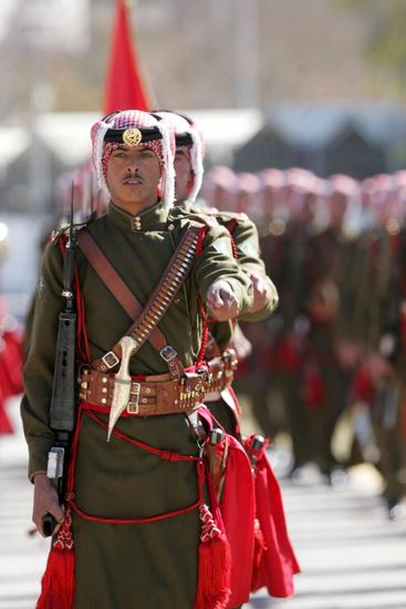 Jordanian Guard Honour Opening Countrys New Editorial Stock Photo ...